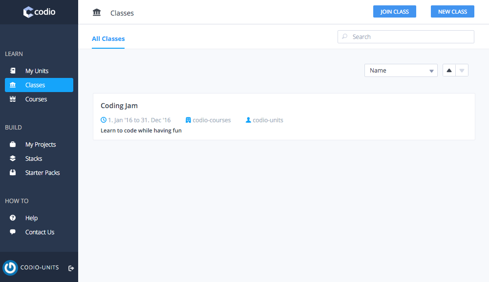 How to create and manage classes with Codio part 1