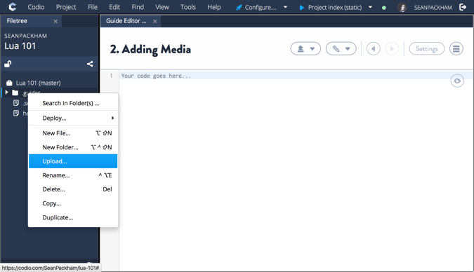 How To Use Codio Adding Media To Your Online Course Codio