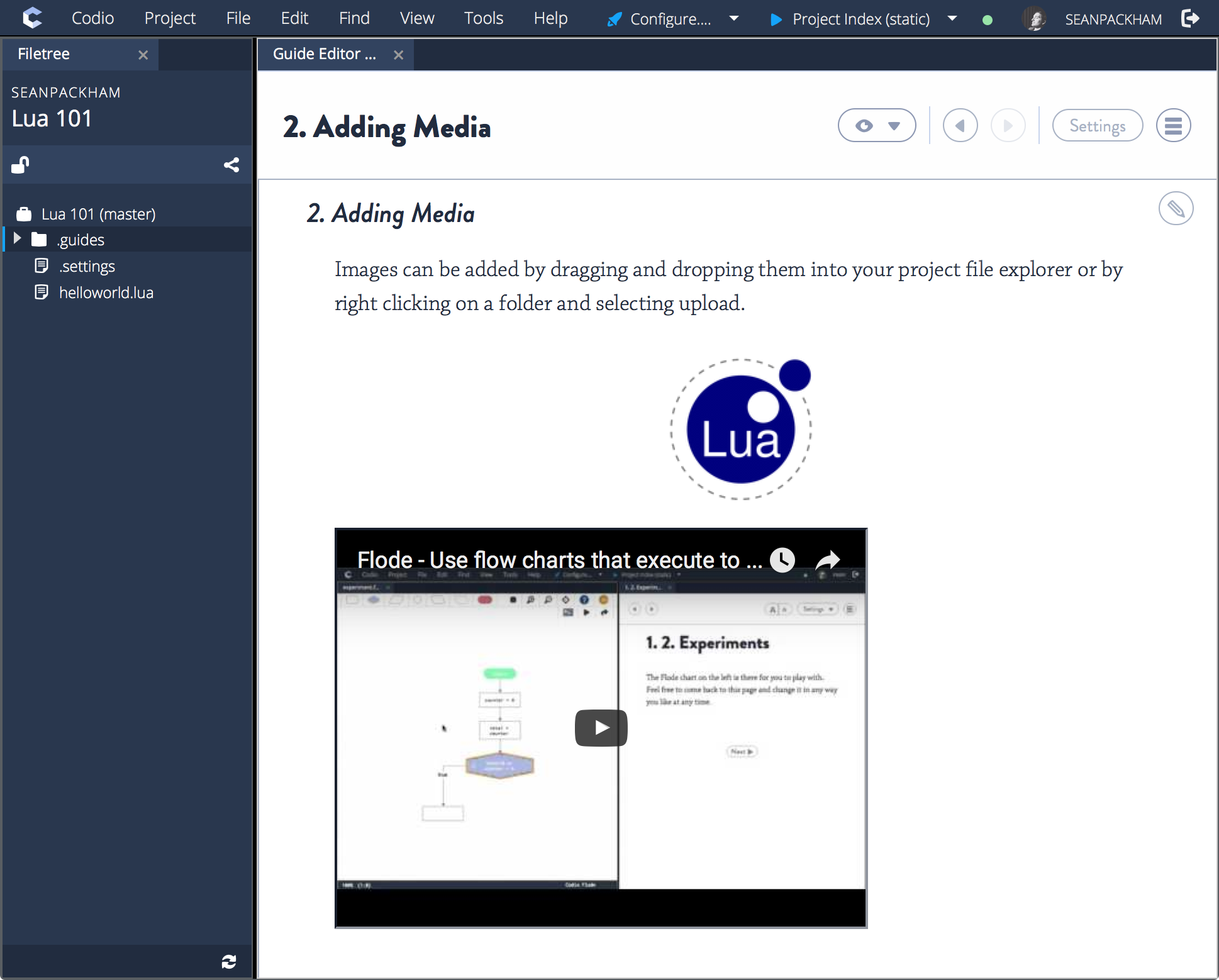 How to Use Codio: Adding Media to Your Online Course| Codio
