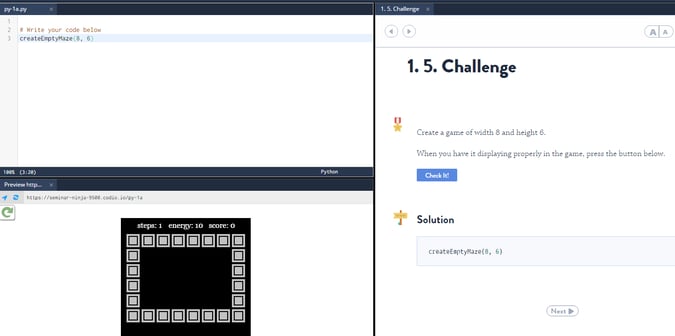 Computational Thinking Game by Codio
