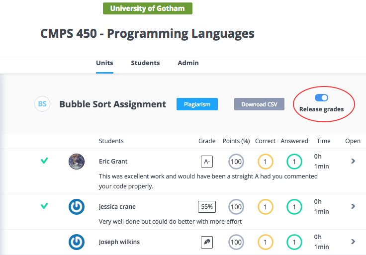 Codio’s LMS integration delivers significant course admin benefits