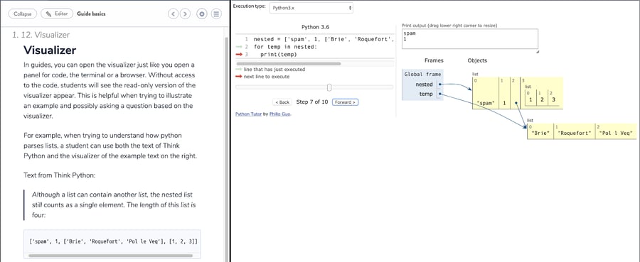 Codio Adds “Code Visualization Tool” for Python | Codio