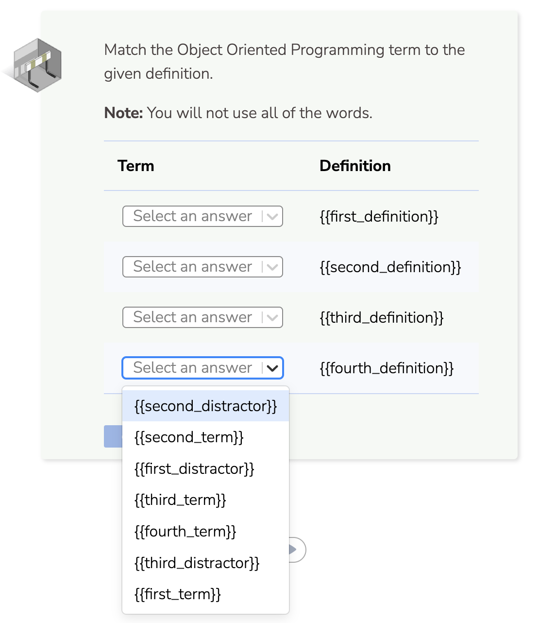 Individualizing Student Assessments with Parameterized Assessments