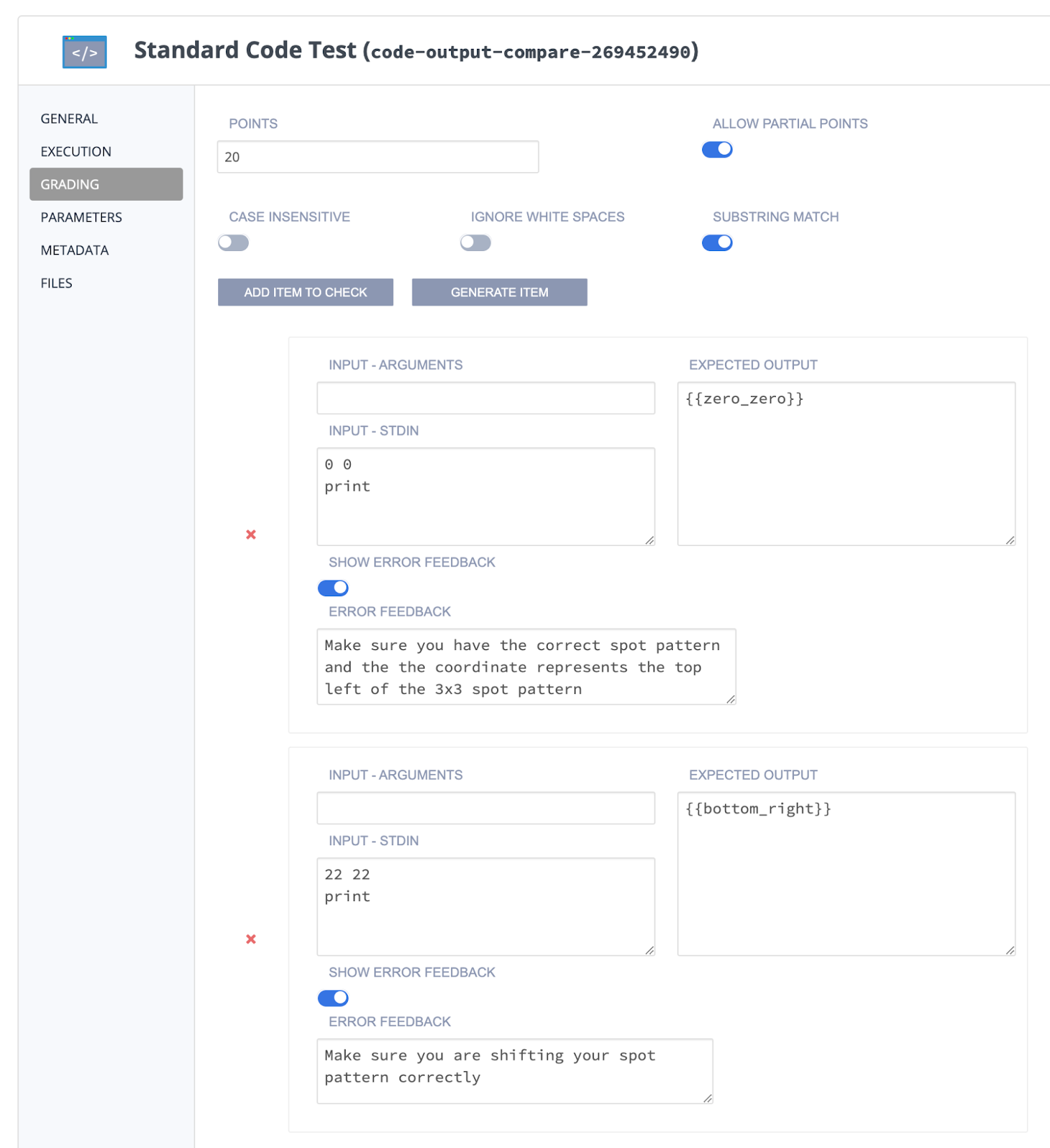 Individualizing Student Assessments with Parameterized Assessments