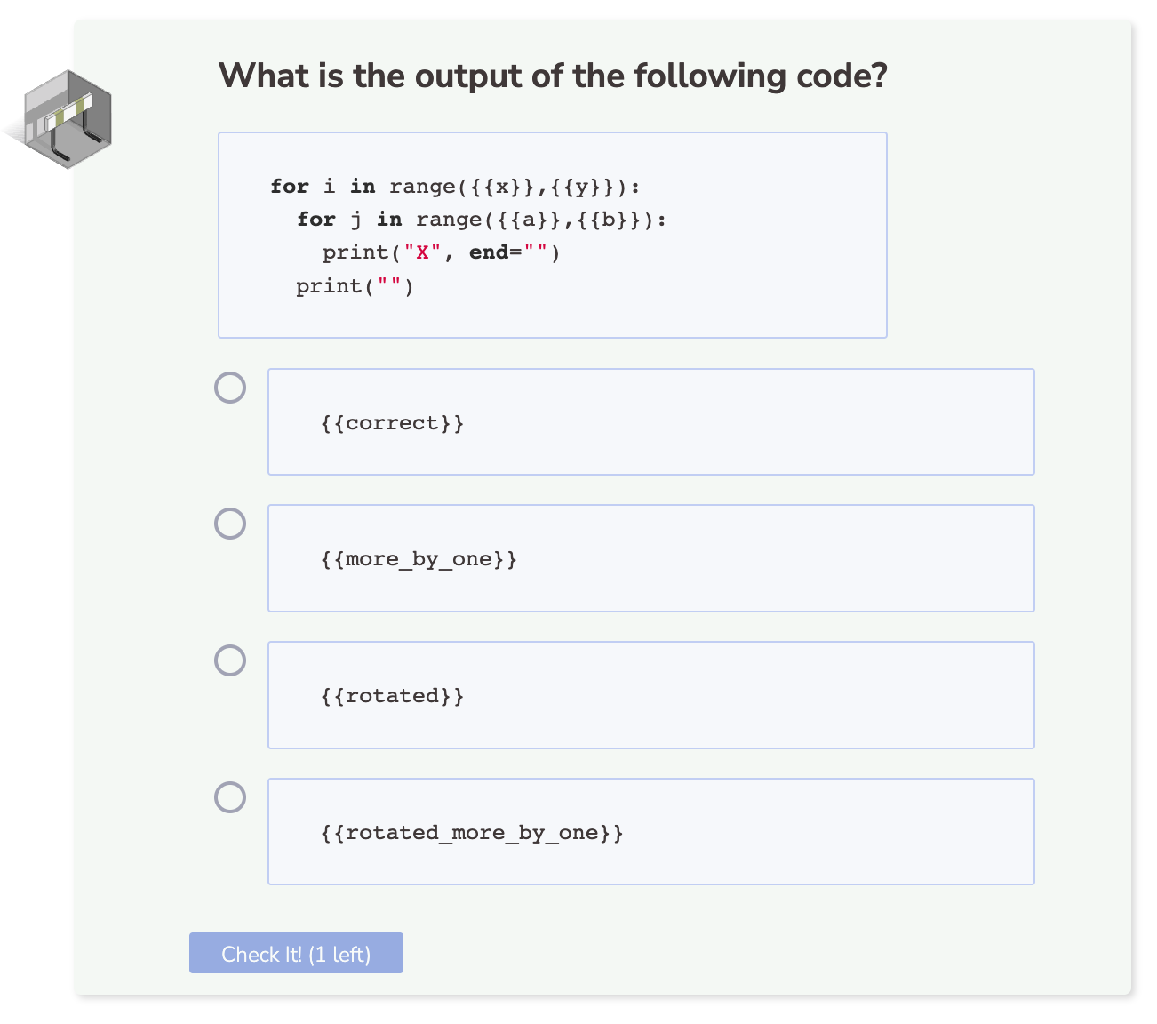 Individualizing Student Assessments with Parameterized Assessments