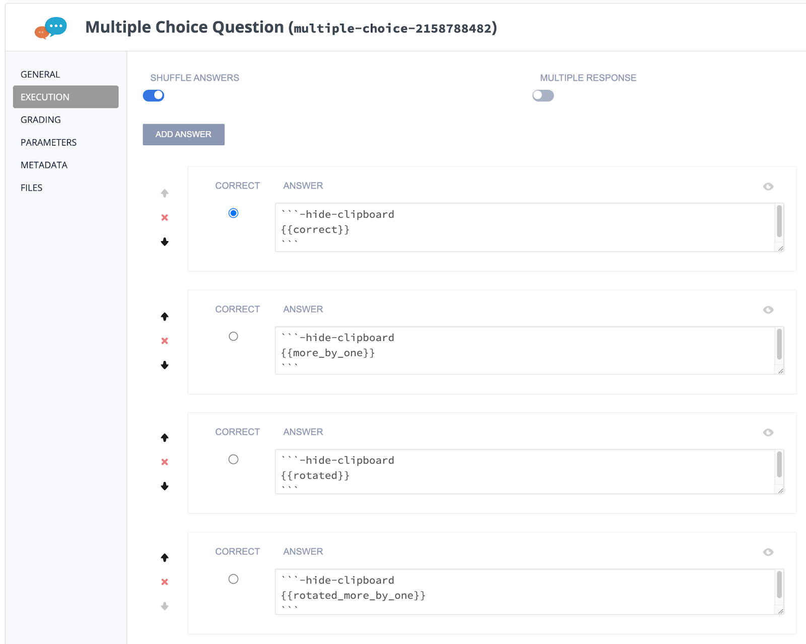 Individualizing Student Assessments with Parameterized Assessments