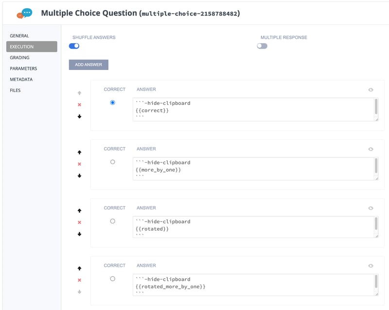 Individualizing Student Assessments with Parameterized Assessments