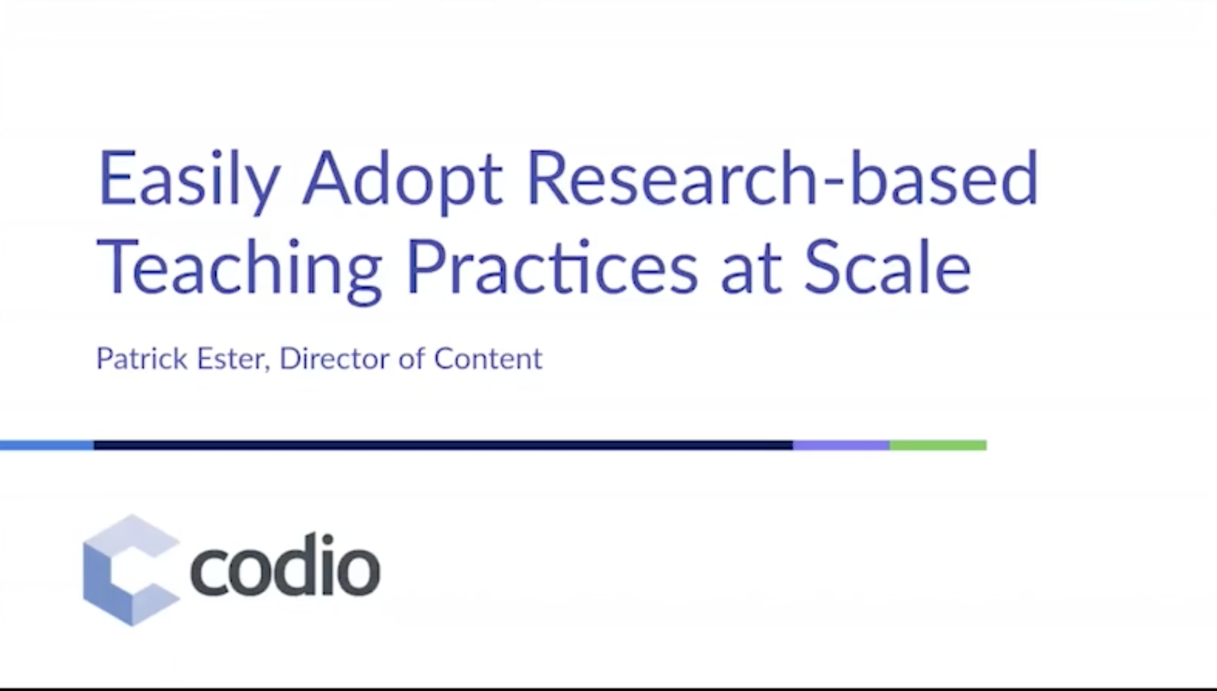 Easily Adopt Research-Based Teaching Practices